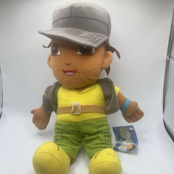 Viacom Intl. | Toys | Doras Go Diego Go 3 Plush Gray Outfit Doll Soft ...